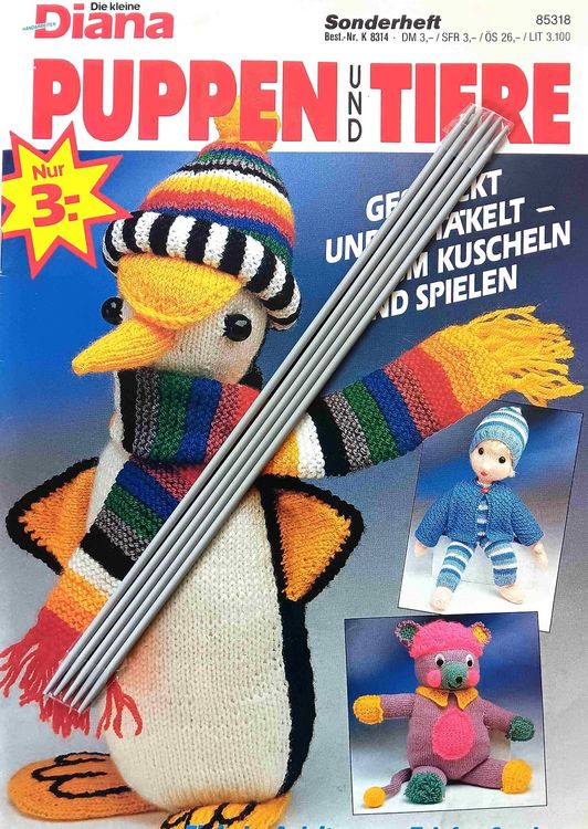 📌Diana Sonderheft: Puppen & Tiere stricken - Winterhit! (Gebraucht) in ...