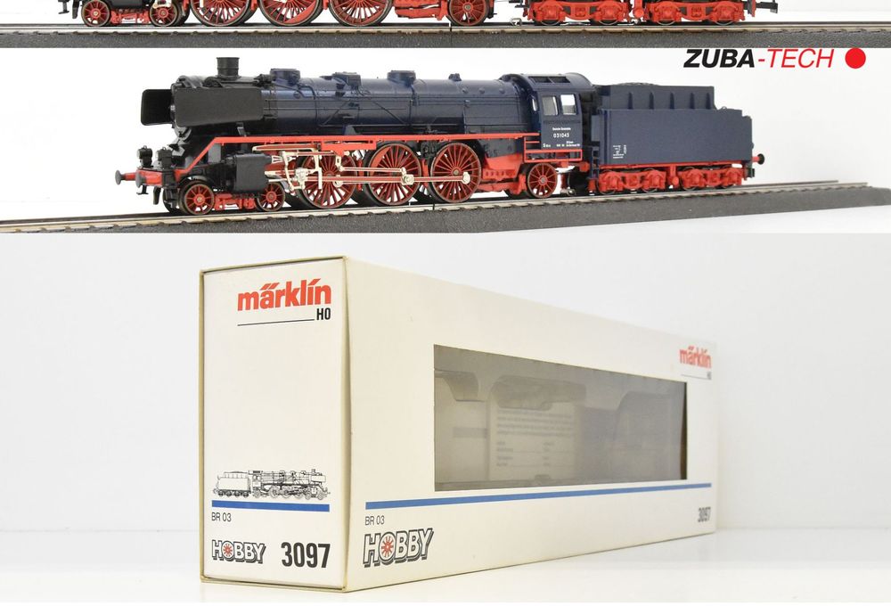 Märklin 3097 Dampflok BR 03 DB H0 WS Analog mit OVP (Gebraucht) in St ...
