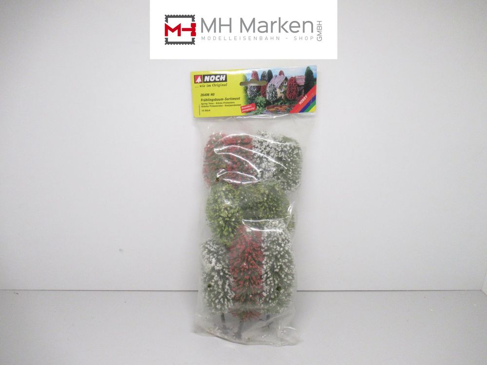 Noch 26406 Frühlingsbaum-Sortiment 10-teilig H0 1:87 Anlage (Gebraucht ...