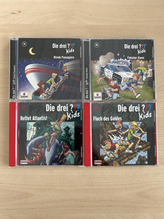 4 Die drei Fragezeichen Kids CDs (Neu (gemäss Beschreibung)) in für CHF ...