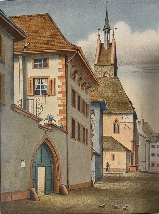 Niklaus Stoecklin (1896-1982) Lithographie Stein Sig. | Kaufen auf Ricardo