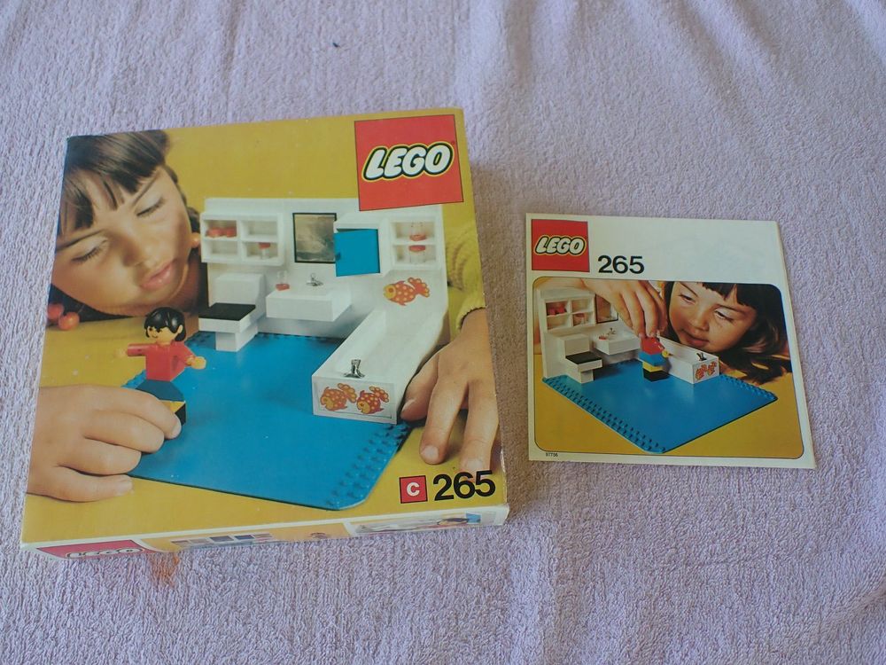 schöner alter LEGO System Originalkarton 265 "Badezimmer" | Kaufen auf ...