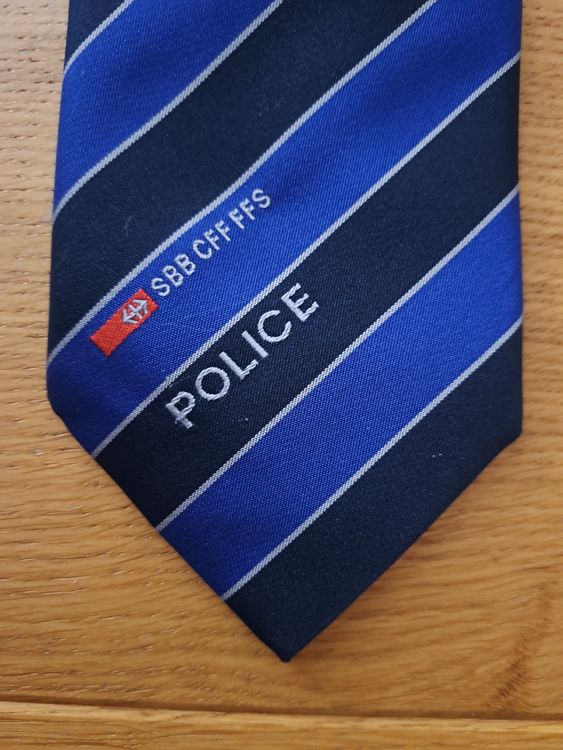 Cravatte police CFF ( SBB Polizeikrawatte ) (Gebraucht) in Villaz-st ...