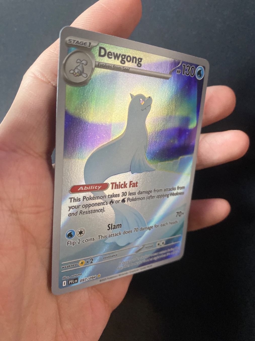 Dewgong 97 - Jugong - Illustr. Rare - Phantasmal Flames - EN (Neu ...