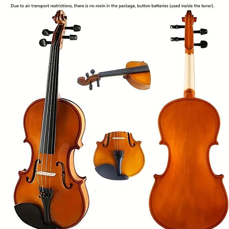 4/4 Geige für Erwachsene – Komplettset für Anfänger (Neu und ...
