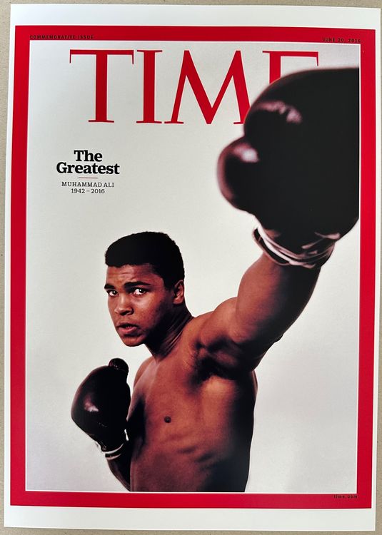 Muhammad Ali Time, Print A4 (Neu (gemäss Beschreibung)) in Meilen für ...