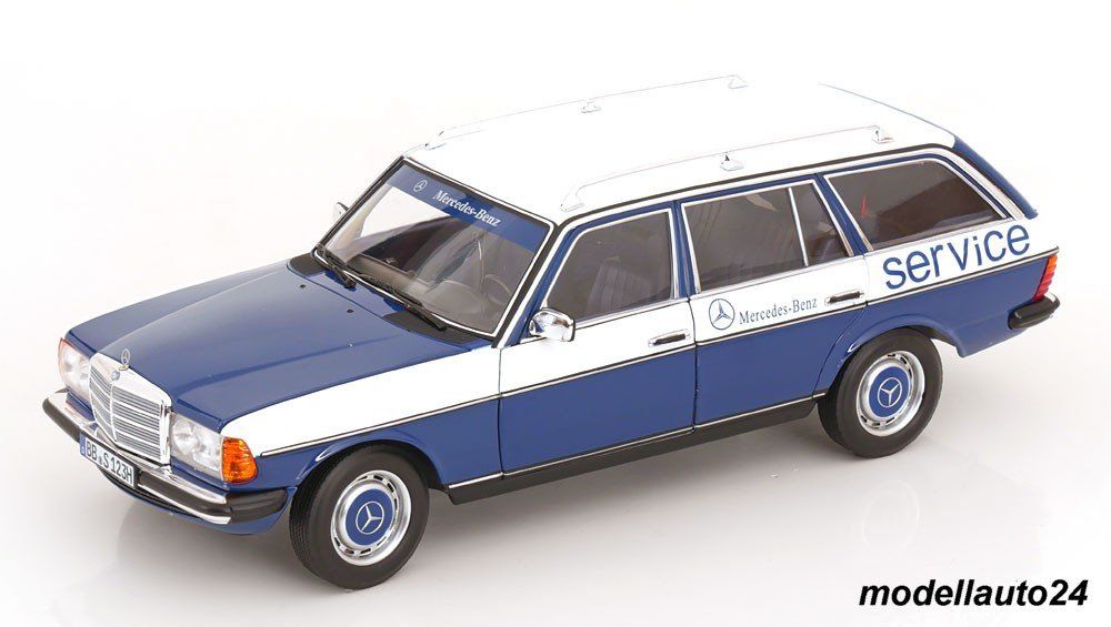 Mercedes-Benz 200 T-Modell 1980 Servicewagen / Norev 1:18 (Neu und ...