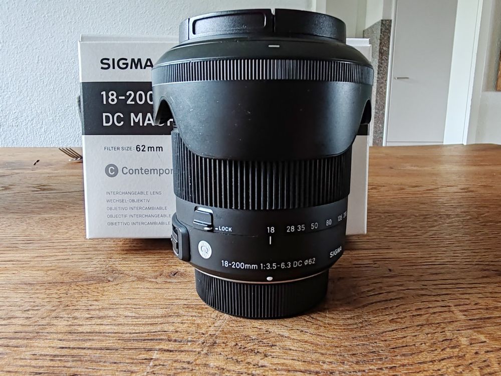 Sigma 18-200mm F3. 5-6.3 DC macro (Gebraucht) in Embrach für CHF 80 ...