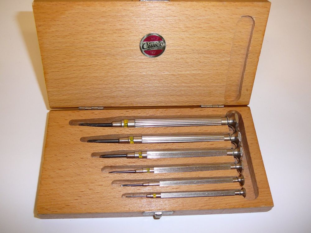 Schraubenzieher-Set Uhrmacher CHUCO Vintage Box | Kaufen auf Ricardo