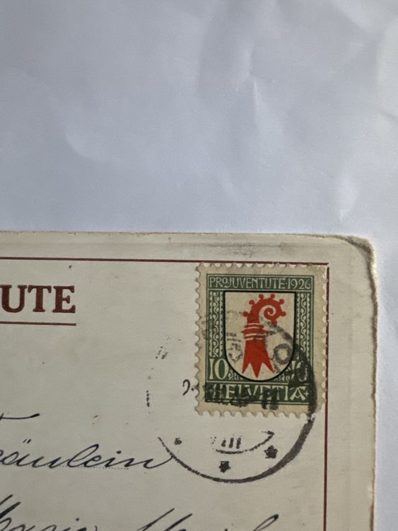 Alte Postkarte Pro Juventute 1926 (Gebraucht) in Seengen für CHF 1 – mit Lieferung auf Ricardo ...