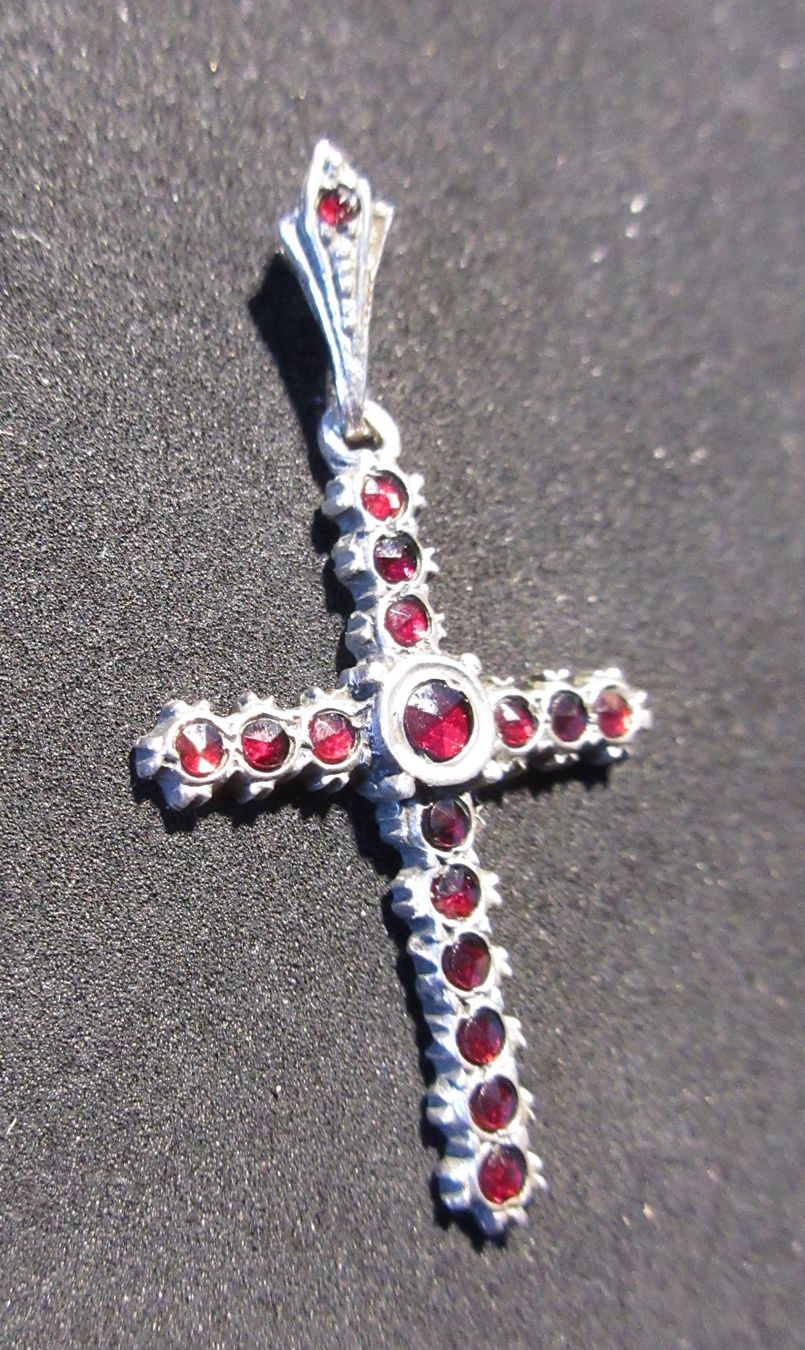 Kreuz Anhnger Silber Mit Steinen