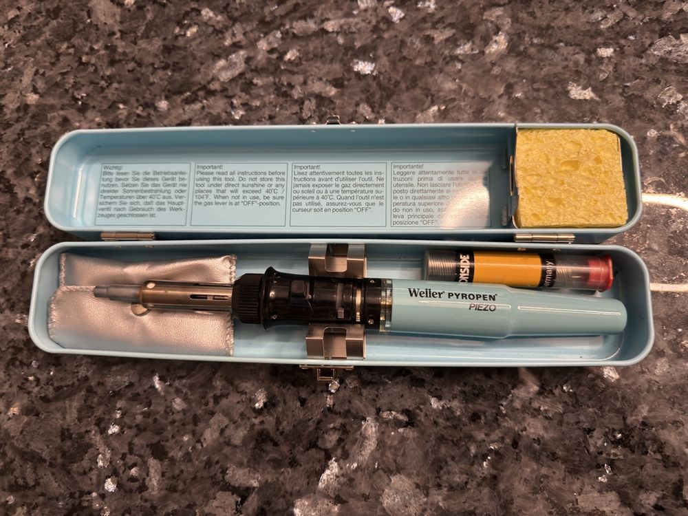 Weller Pyropen Piezo Lötkolben Set - Top Zustand! (Gebraucht) in ...