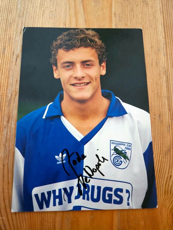 Autogrammkarte Patrick de Napoli Grasshopper Club Zürich (Gebraucht) in ...