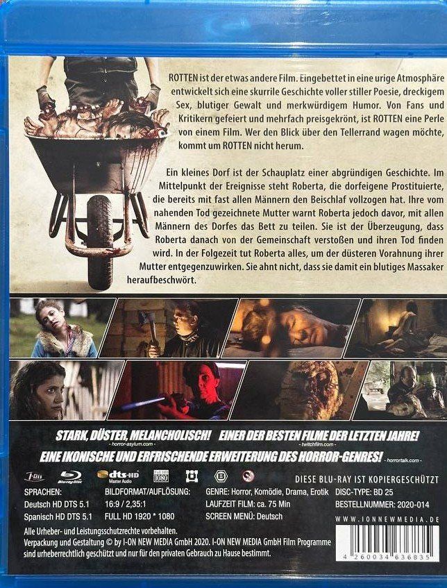 Rotten - Uncut Edition - Blu-ray - Horrorfilm ab 18! (Gebraucht) in ...