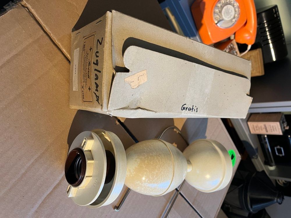 "neue" Roesch Bakelit Zuglampe antik alt retro | Kaufen auf Ricardo
