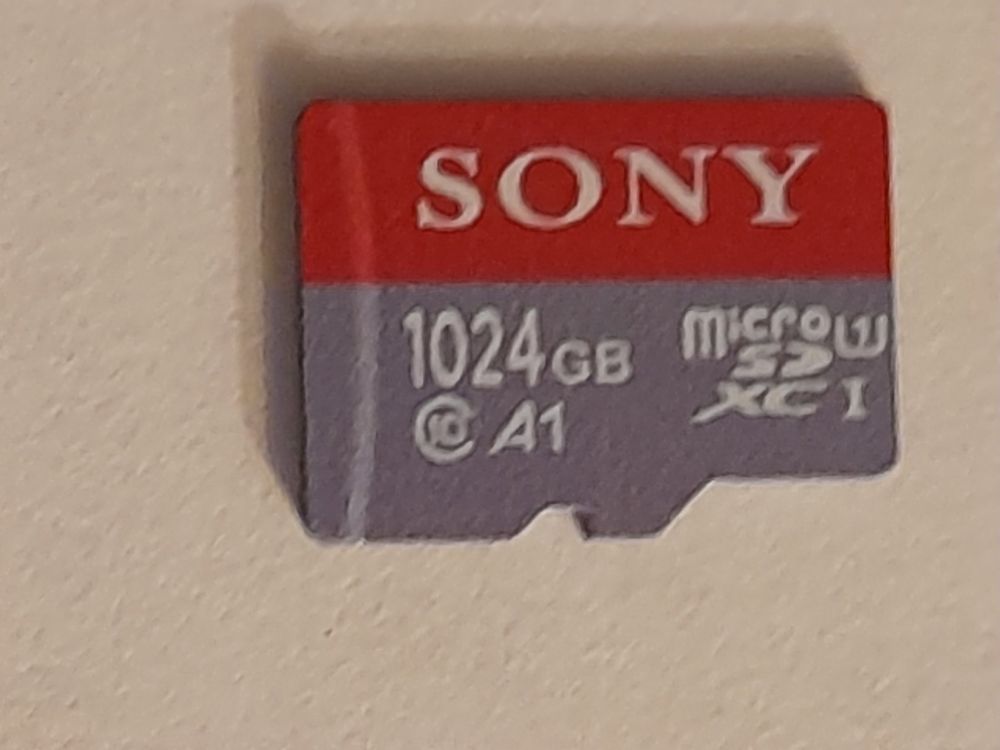 Micro carte SD Sony 1024 Go (1 GB) (Neu (gemäss Beschreibung)) in St ...