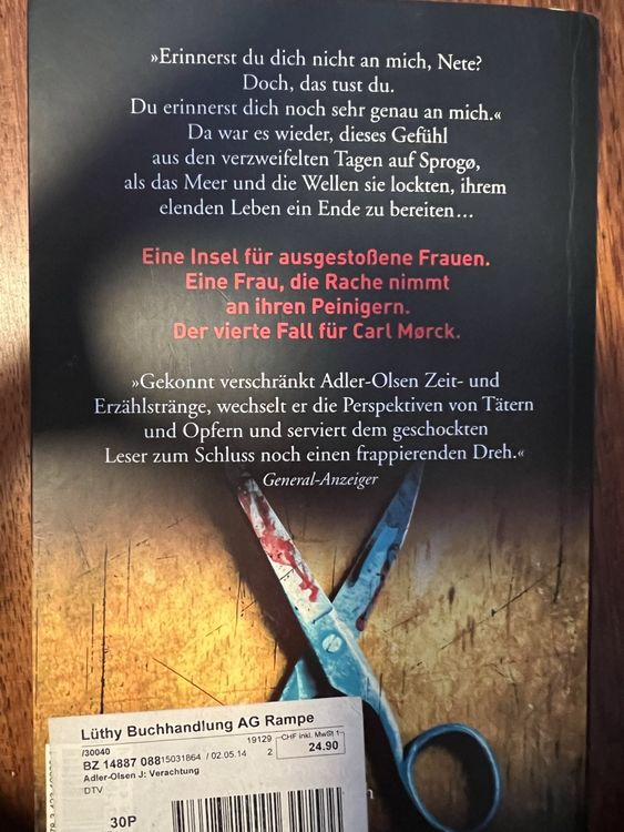 Die Adler Olsen Thriller Reihe Band 1-6 (Gebraucht) in Schwerzenbach ...