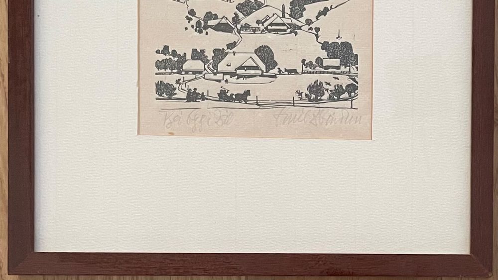 Emil Zbinden (1908-1991) Holzschnitt Handsig | Kaufen auf Ricardo