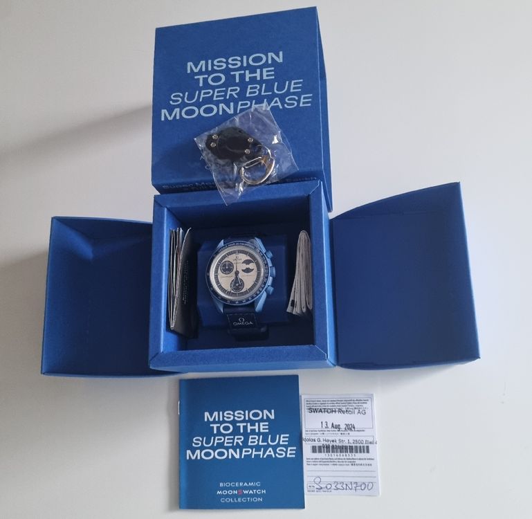 Moonswatch mission To The Super Blue Moonphase | Kaufen auf Ricardo