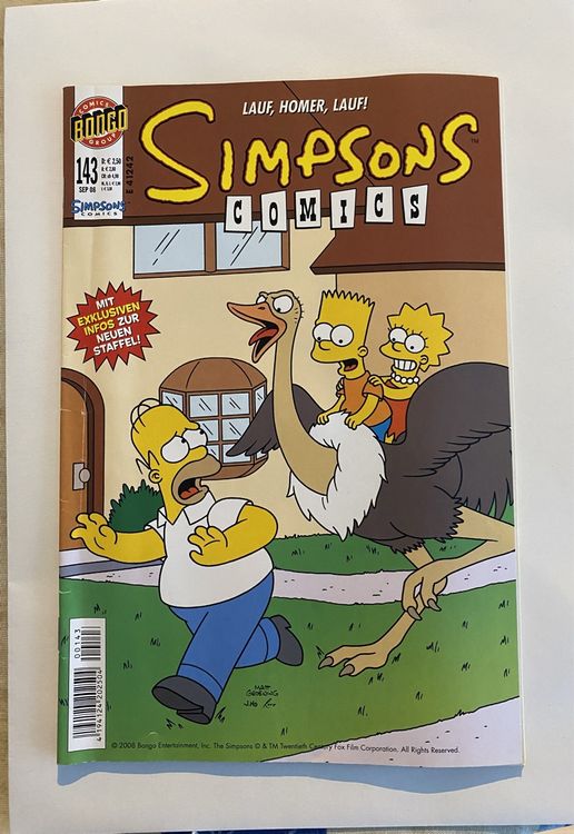 Simpsons Comic Sep 08 Nr. 143 | Kaufen auf Ricardo