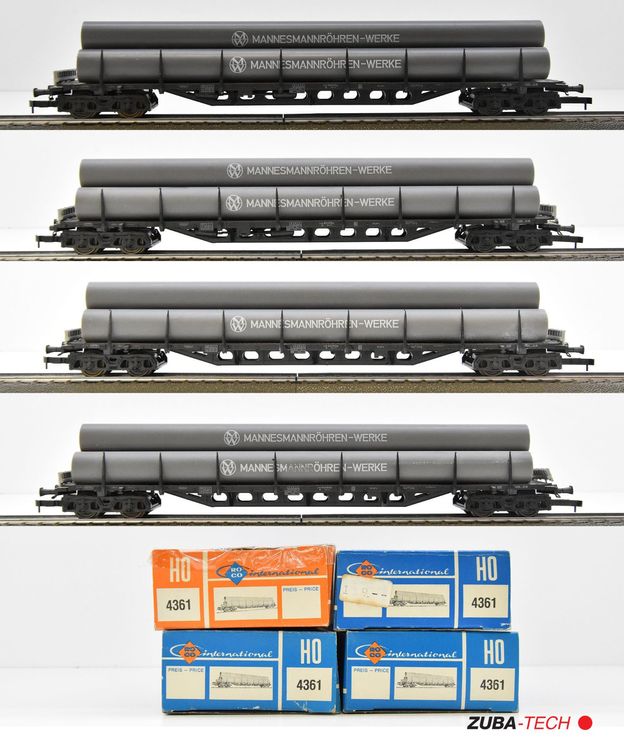 Roco 4x Rungenwagen der DB H0 GS mit OVP | Kaufen auf Ricardo