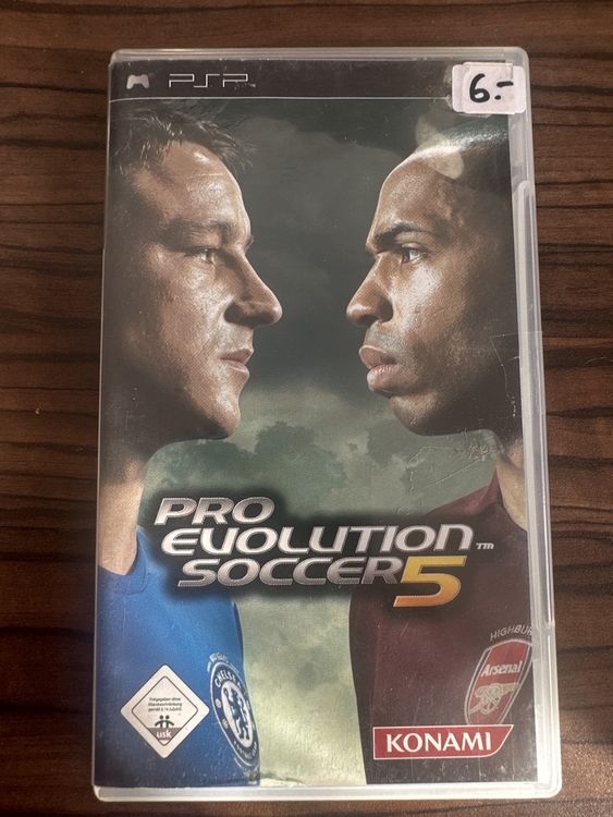 Pro Evolution Soccer 5 PSP - Fussball Klassiker Spiel (Neu (gemäss ...