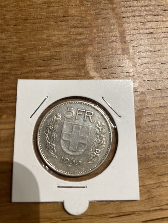 5 Franken 1939 | Kaufen auf Ricardo
