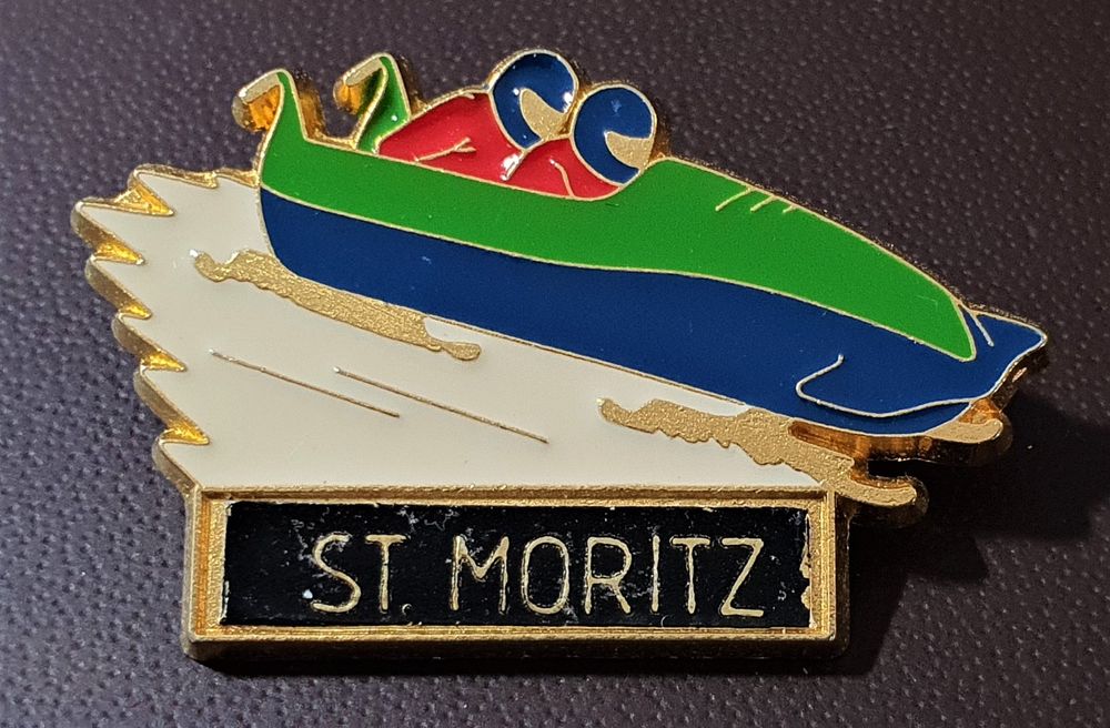 Q644 - Pin Bob Fahrer St. Moritz (Gebraucht) in Reinach BL für CHF 2 – mit Lieferung auf Ricardo ...
