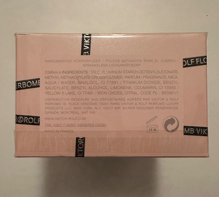 Flowerbomb Viktor & Rolf poudre satinée (Neuf avec emballage d'origine ...