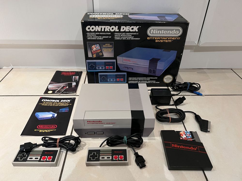 Console Nintendo NES avec emballage et manuels OVP (D'occasion) à ...