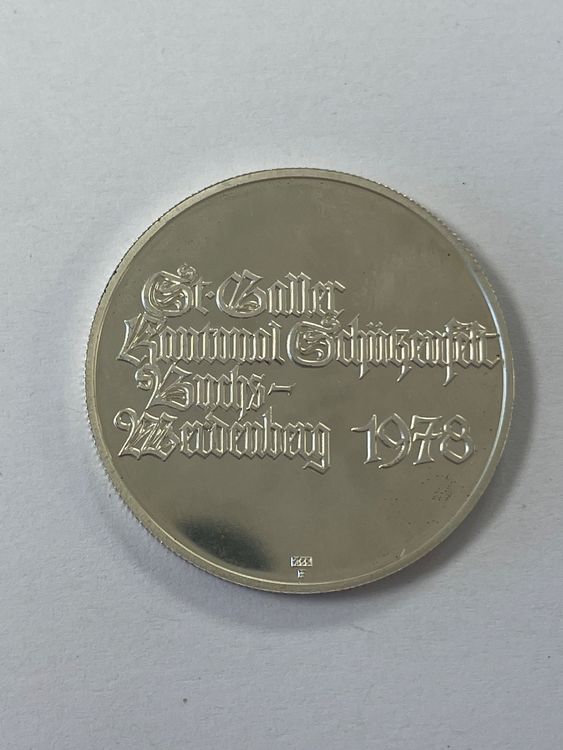 medaille 900 silber (123) (Gebraucht) in Bonstetten für CHF 9 – mit Lieferung auf Ricardo kaufen