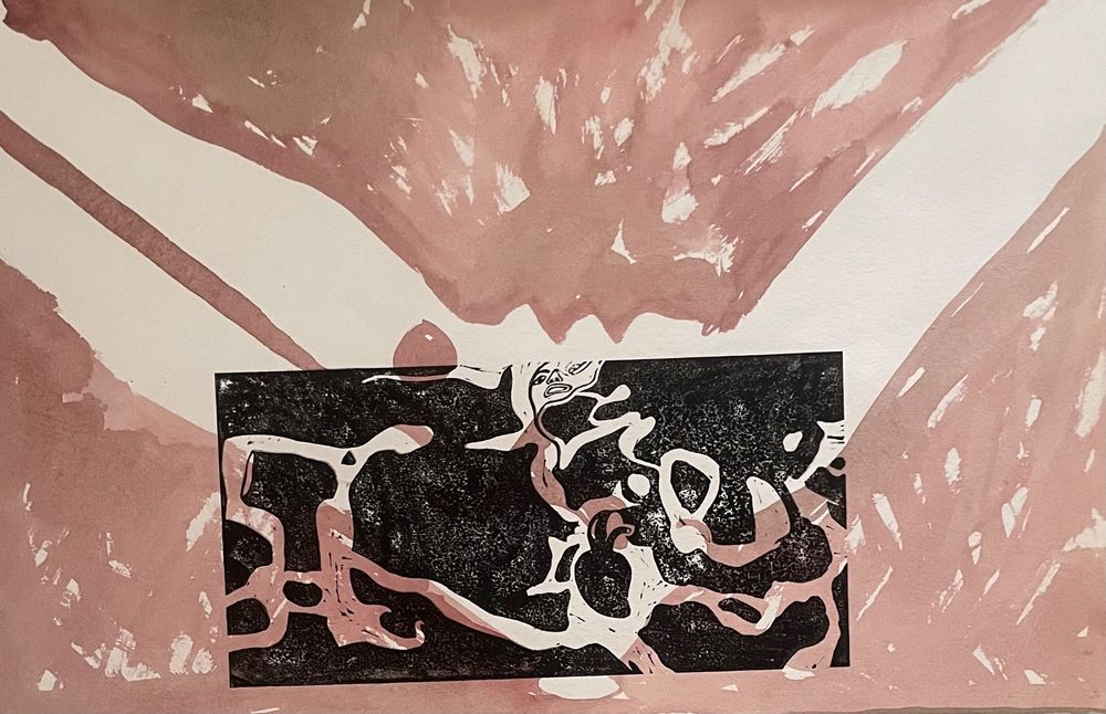 Rolf Winnewisser (1949) Grosse Aquarell aus Galleri Nachlass (Gebraucht) in Root für CHF 140 ...