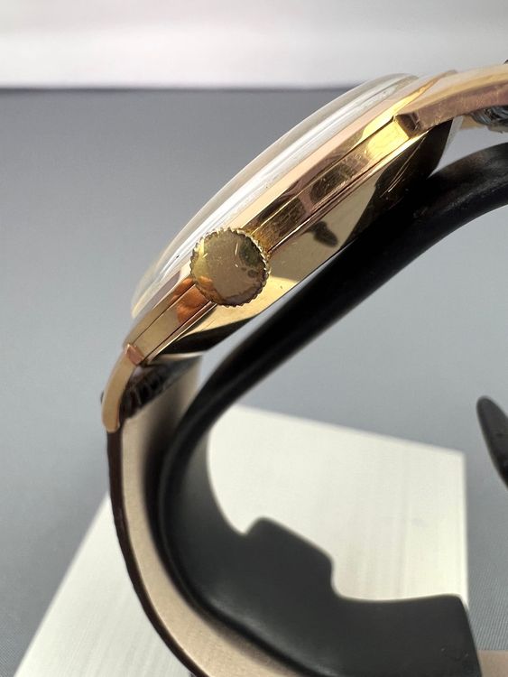 Rolex Precision Vintage Handaufzug 18k Gold 35mm *U52 | Kaufen auf Ricardo