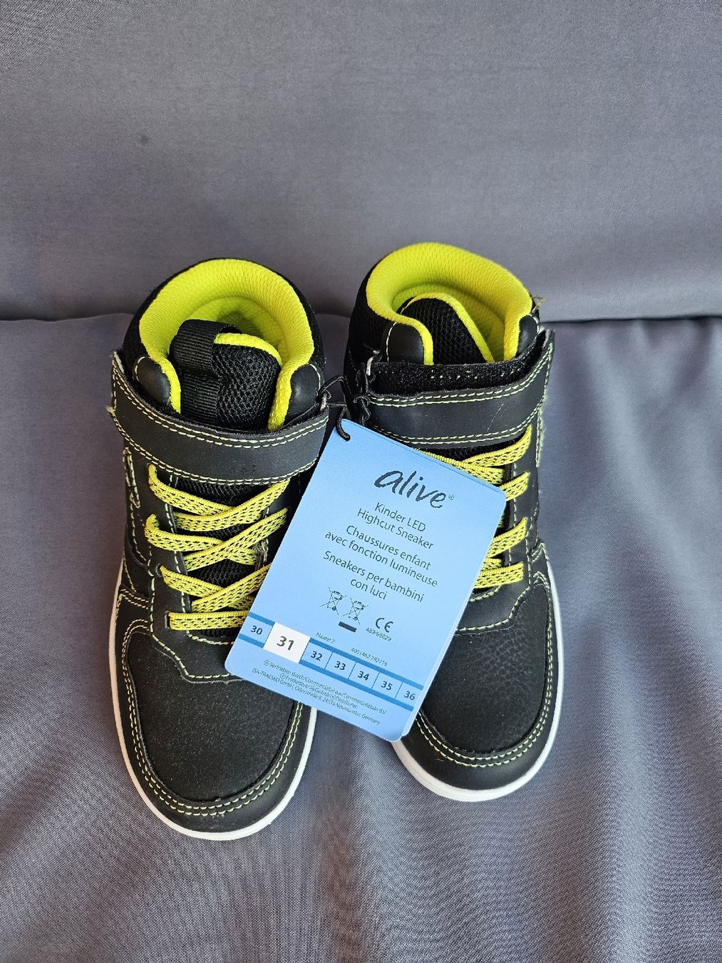 Alive Kinder LED Highcut Sneaker, Gr. 31 Neu mit Etikett! (Neu und ...