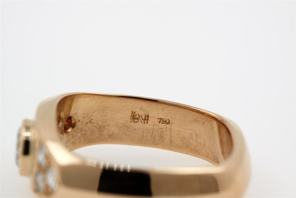 Brillantring 0.5ct Mittelstein 18K Rosegold *S3676 (Gebraucht) in ...