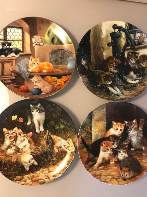 Sammelteller Katzen von Wolgang Kaiser (Gebraucht) in Zürich für CHF 9 ...