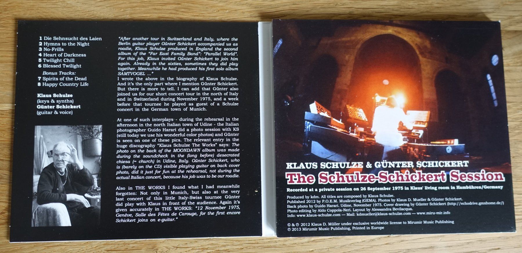 Klaus Schulze & Günter Schickert (Berlin-School) - D6 (Gebraucht) in ...