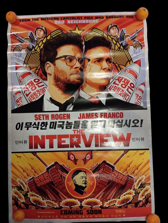 Poster promozionale del film “The Interview" (Gebraucht) in Cadenazzo ...