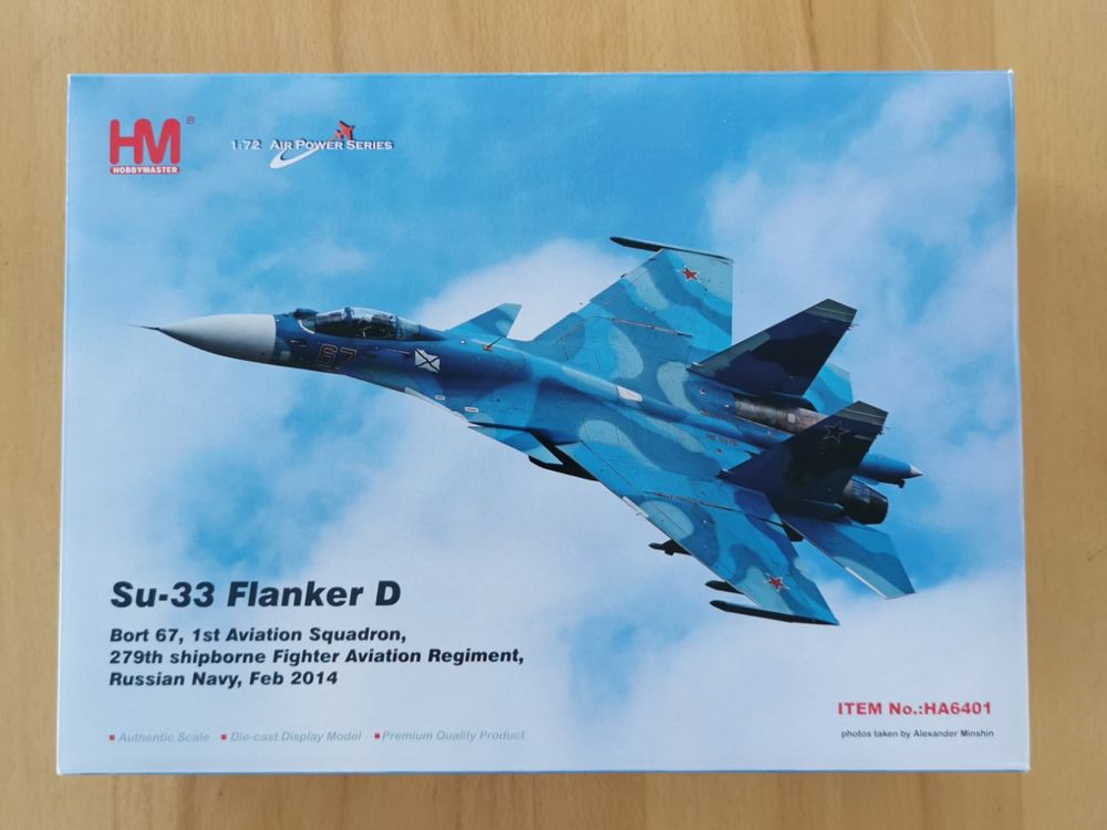 Su-33 Flanker D Bort 67, 1st Aviation Squadron, Russian Navy (Neu ...