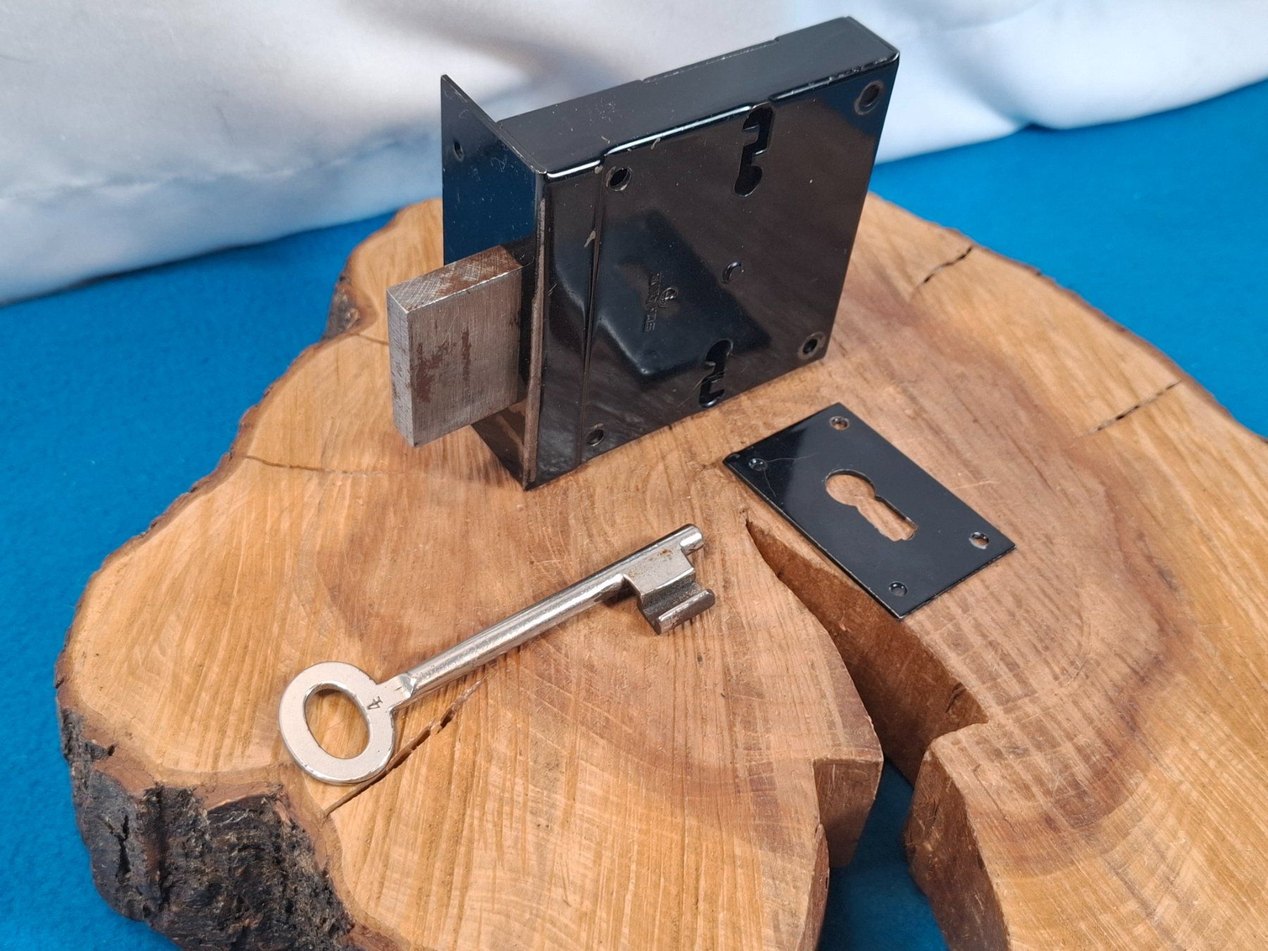 1 Riegel Tür Schloss mit BB - Schlüssel, DM5.5cm (3845#TBS1) (Gebraucht ...