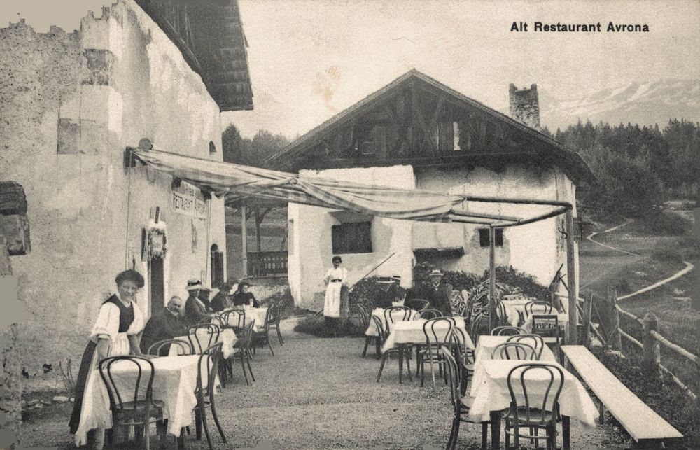 Alt Restaurant Avrona, Terrasse | Kaufen auf Ricardo