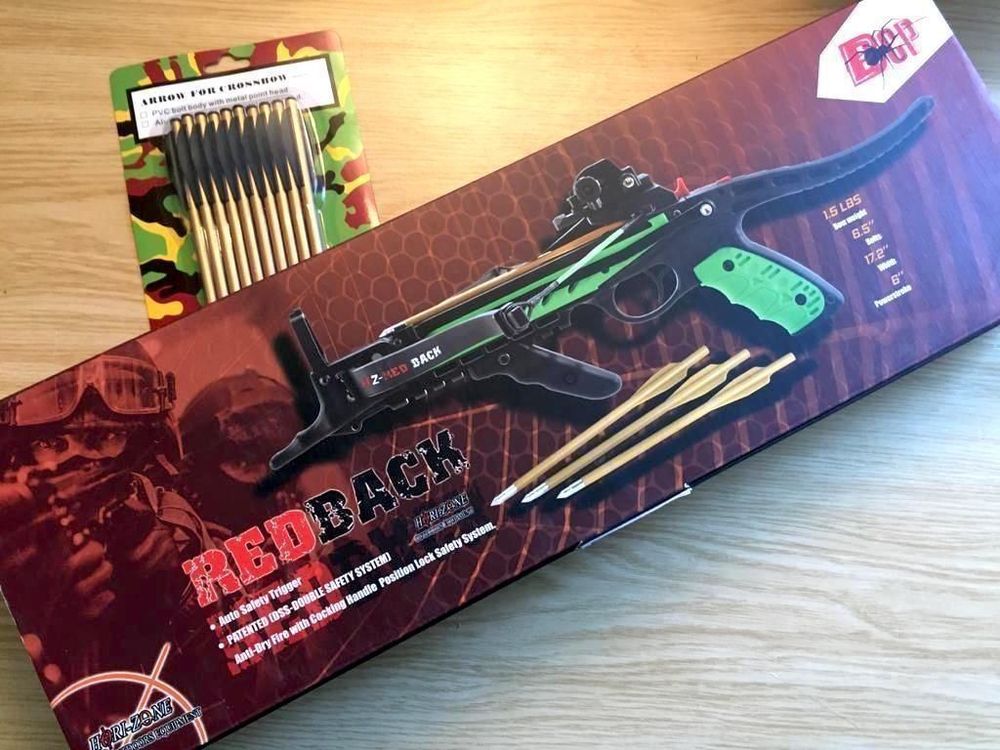 PISTOLENARMBRUST HORI-ZONE REDBACK 80lbs (Neu und originalverpackt) in ...