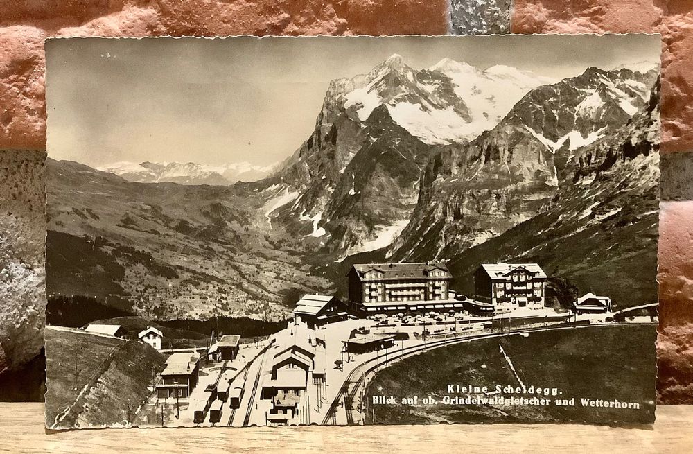 1954 Alte Foto AK - KLEINE SCHEIDEGG - Grindelwaldgletscher | Kaufen auf Ricardo