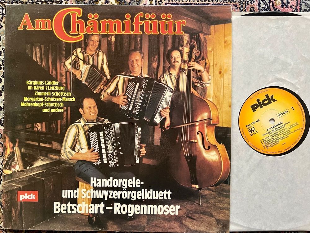 BETSCHART-ROGENMOSER "AM CHÄMIFÜÜR" LP ♪ GEWASCHEN ♪ (Gebraucht) in Unterseen für CHF 16.9 – mit ...