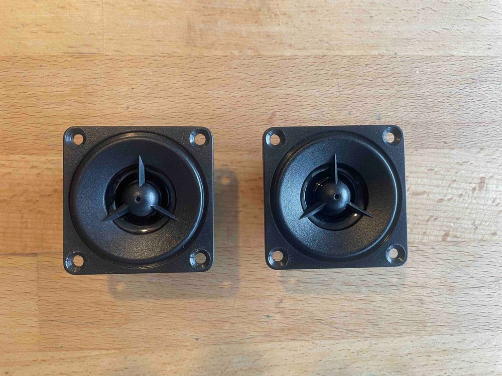 2x Visaton HiFi-Hochtonkalotte SC 5 8 Ohm No 8005 13 mm 0,5" (Neu (gemäss Beschreibung)) in Zug ...
