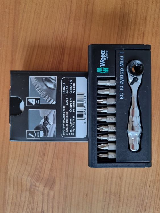 Wera Kraftform Kompakt Zyklop Mini 1 Bit-Sortiment inkl. Min | Kaufen ...
