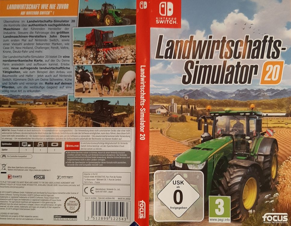 Landwirtschafts Simulator 20 Kaufen Auf Ricardo