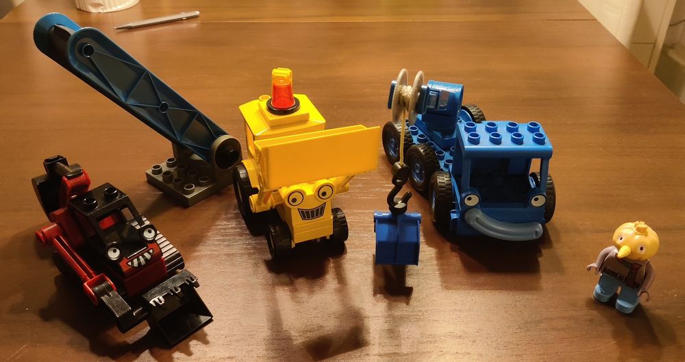 Lego Duplo Bob der Baumeister Heppo, Benny, Baggi, Knolle | Kaufen auf ...