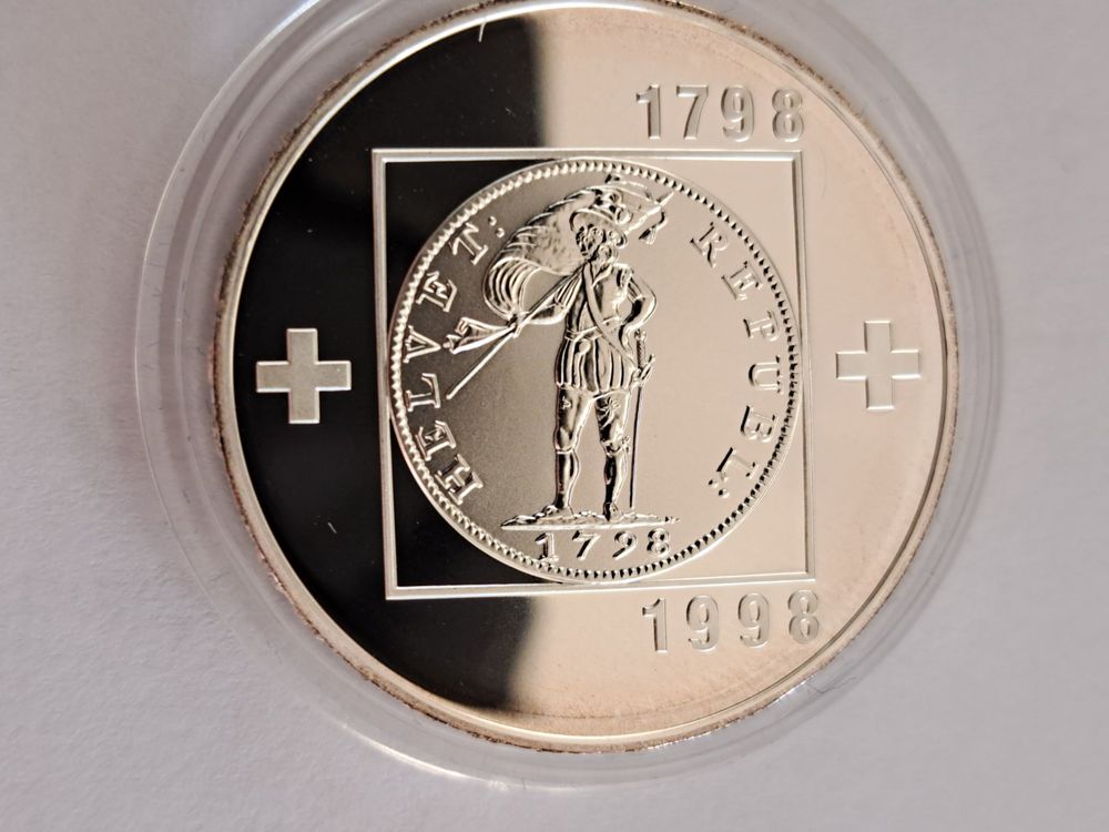 20 Fr. Gedenkmünze 1998 . PP sehr schön!! (Gebraucht) in Bazenheid für ...