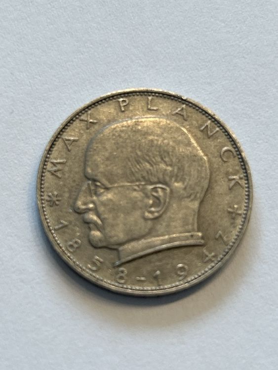 2 Deutsche Mark, 1947,- Max Planck, 1977, Top! (Gebraucht) in Kefikon ...